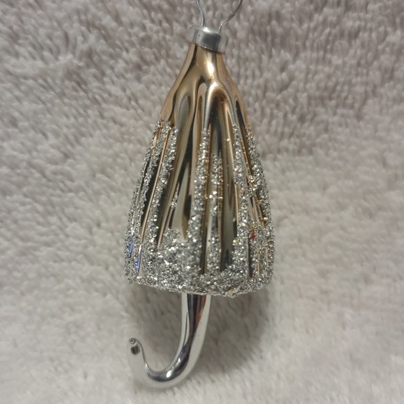 Holiday | Vintage Blown Glass Fluted Umbrella Parasol Christmas ...